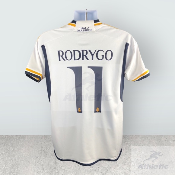 adidas | Shirts | New 223 Mens Soccer Jersey Home Real Madrid Rodrygo 1 ...